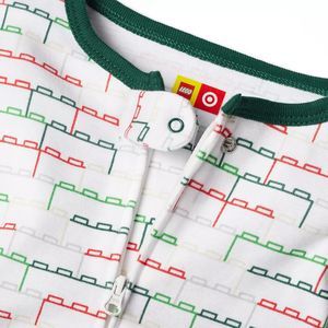 Lego | One Pieces | Lego Baby Stacked Brick Pattern One Piece Pajama ...